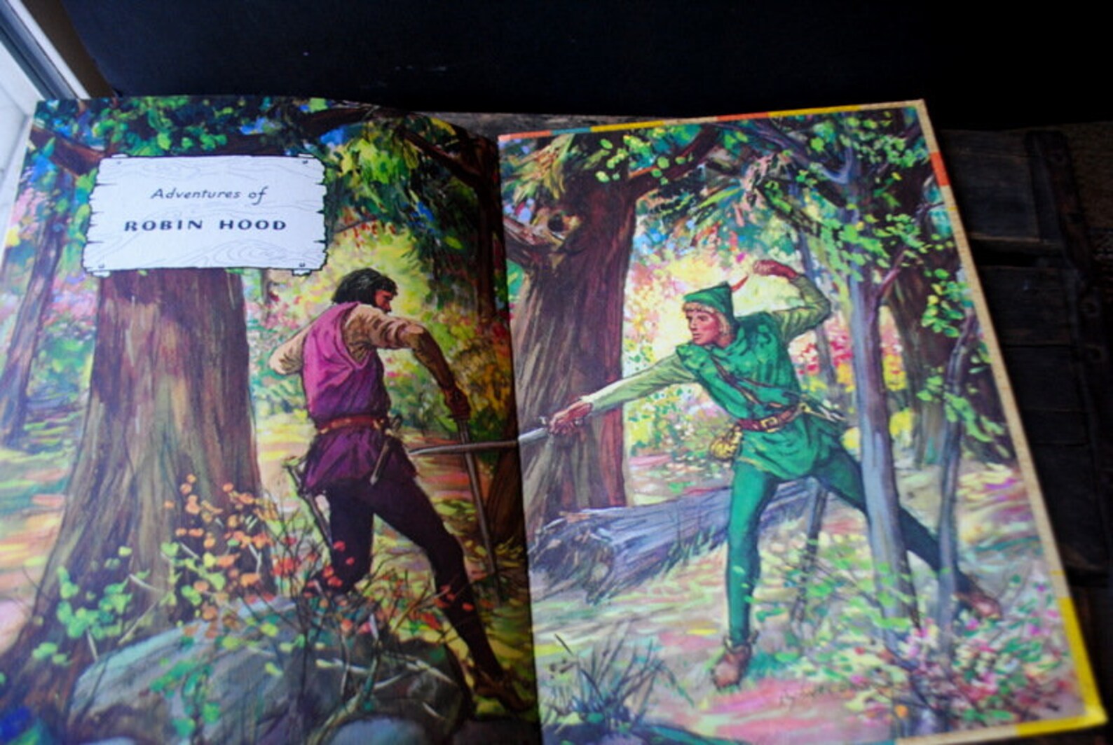 World Classic Vintage 1953, Children's Book" Adventure of Robin Hood ...