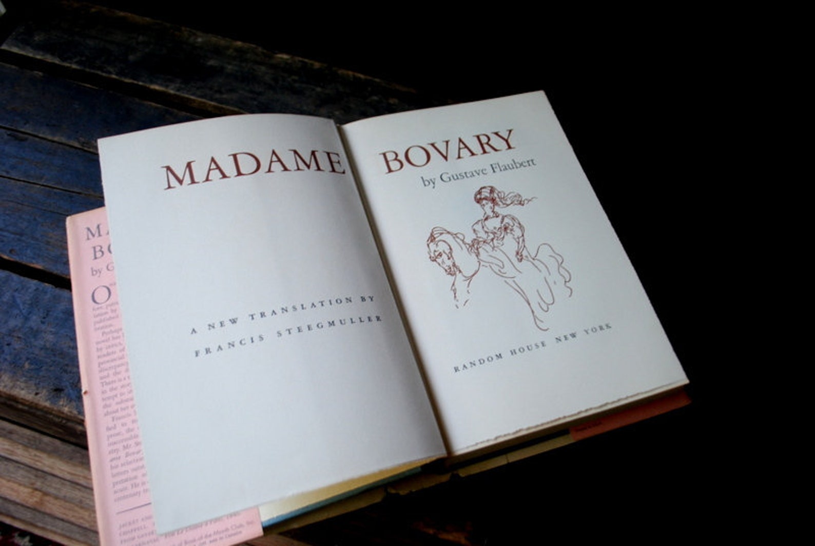 World Classic Vintage 1957 Book "madame Bovary" by Gustave Flaubert ...