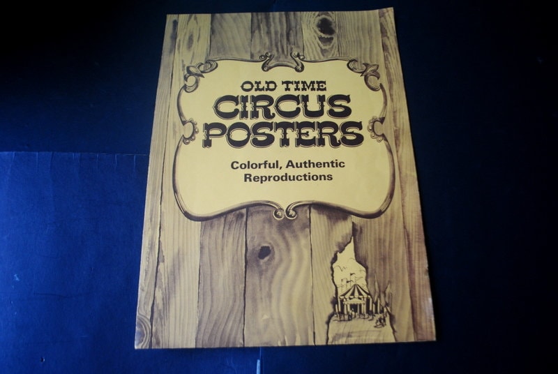 1960 vintage, rare , lithographs portfolio " Old Time Circus Posters ...