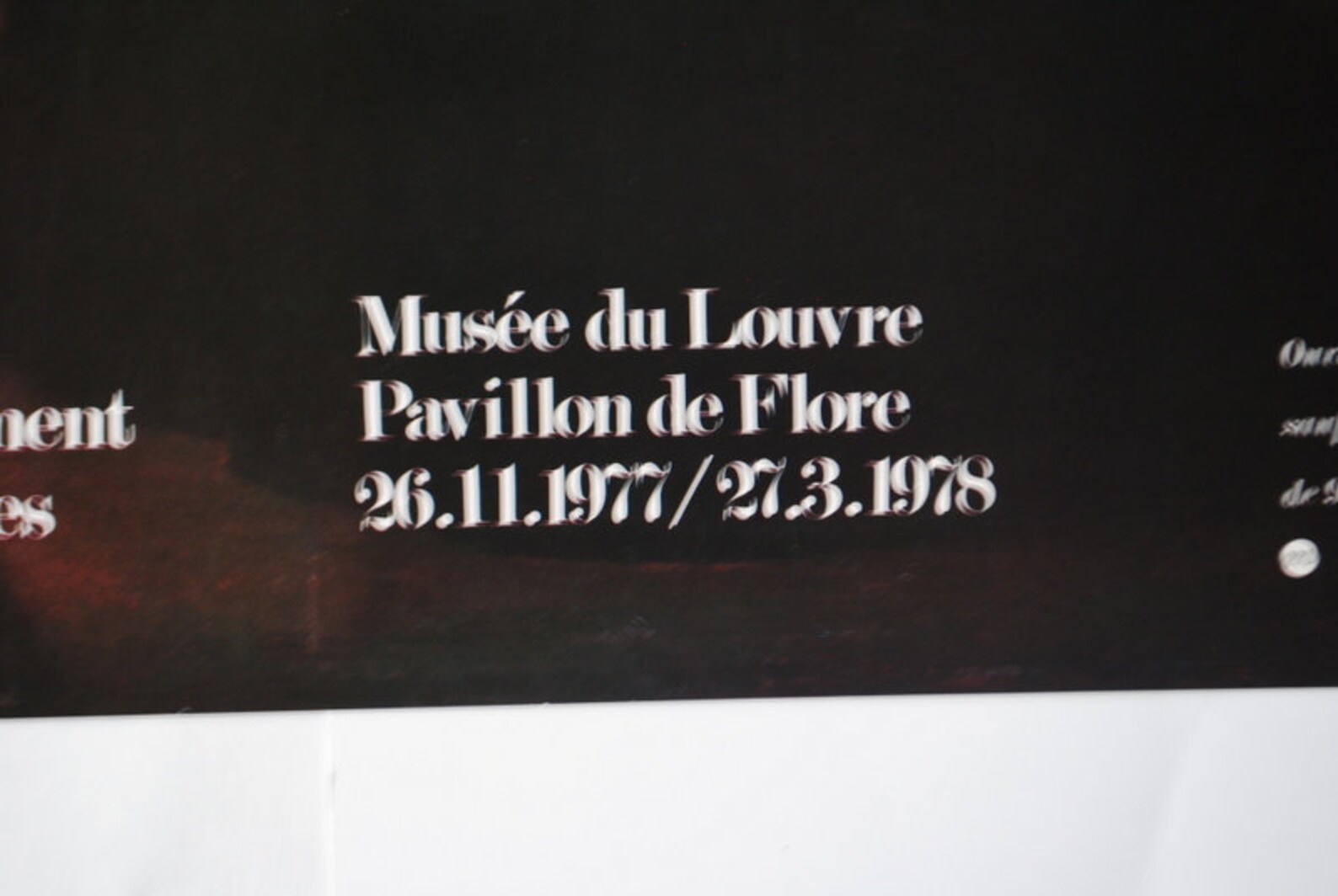 Original Vintage 1978 Exhibition Lithograph Poster - Etsy