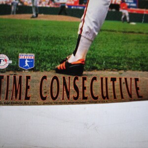 1995 Vintage , Rare Lithograph, Sport Photo Poster" Cal Ripken Jr ...