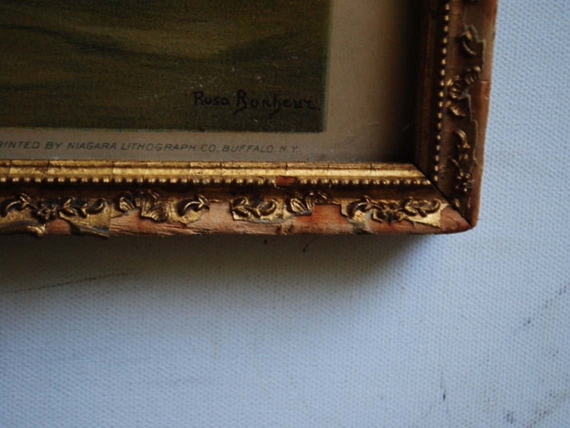 Authentic Vintage 1890 Original Chromolithograph Art - Etsy