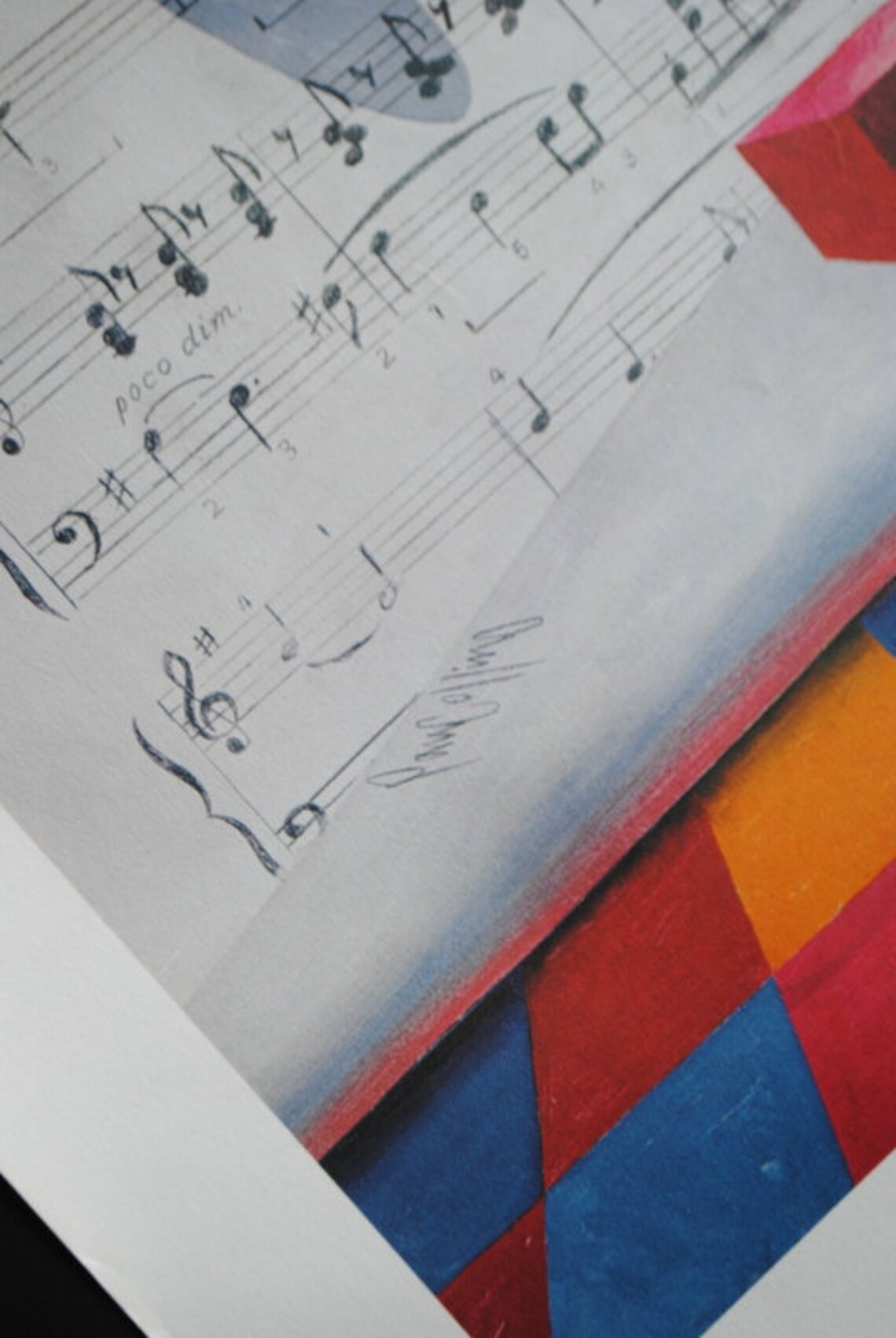 Rare Vintage 1982 Original Lithograph Large Art Print - Etsy