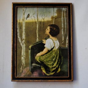 1925 Vintage Original Lithograph , Art Print ''spring Song'' by the ...