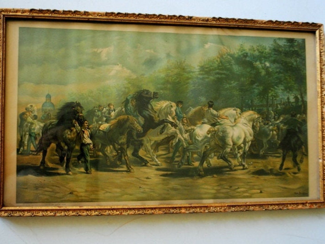 Authentic Vintage 1890 Original Chromolithograph Art - Etsy