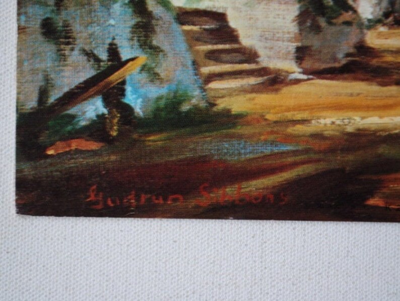 Nautical Vintage 60s Original Lithograph Card Board Art | Etsy