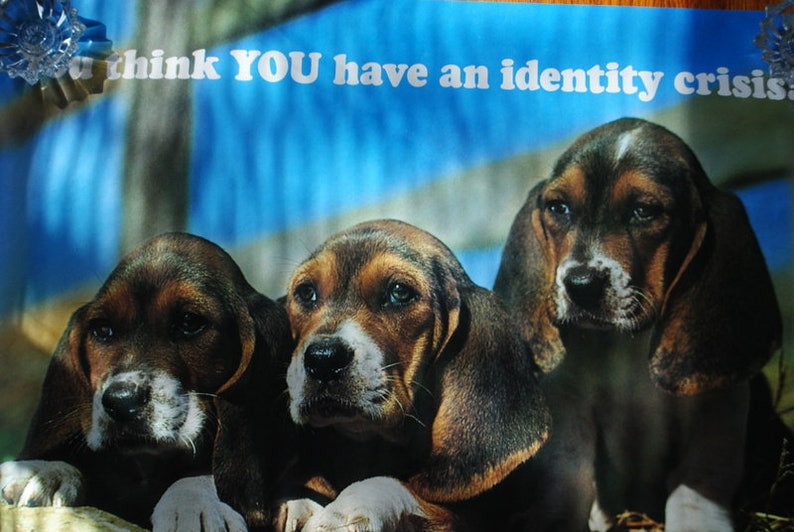 1980 Vintage , Cute Lithograph, Photo Poster" You Think You Have an ...