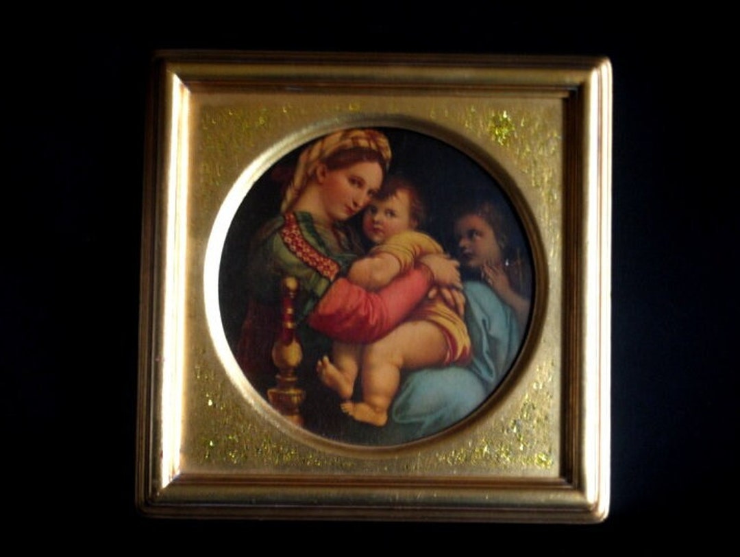 1960 Vintage Famous Lithograph of the Masterpiece - Etsy