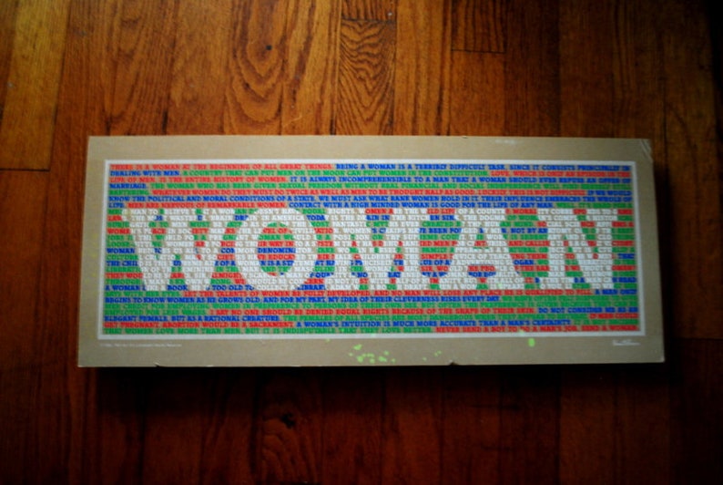 1981 Vintage, Unique , Limited , Lithograph ,laminated , Graphic Art ...