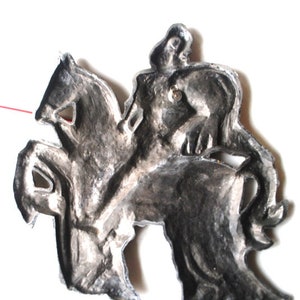 Amazing Vintage 60s, Cast Iron Large Wall Plaque of the Renaissance ...