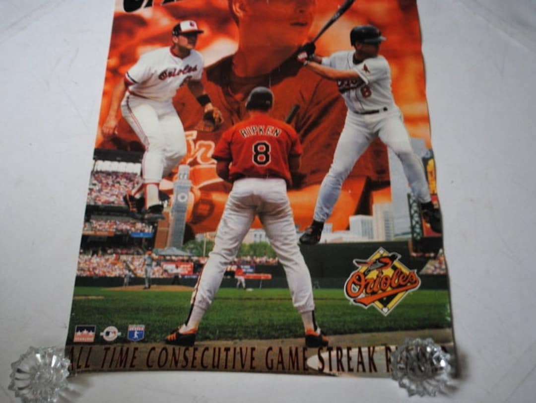 1995 Vintage , Rare Lithograph, Sport Photo Poster" Cal Ripken Jr ...