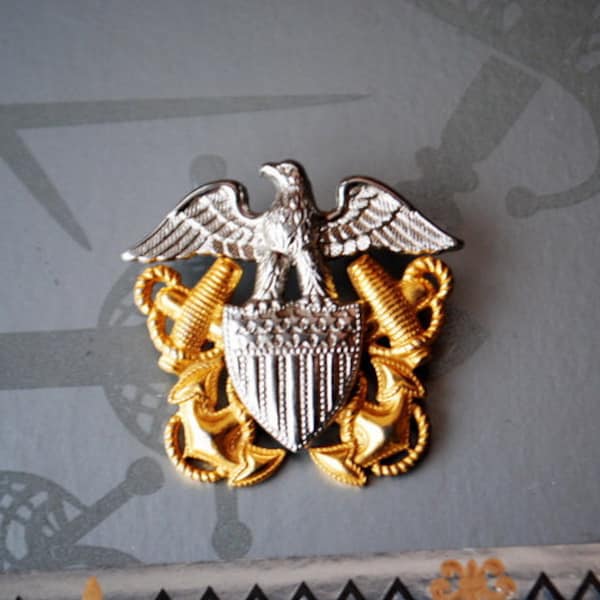 Antique Eagle Pin - Etsy
