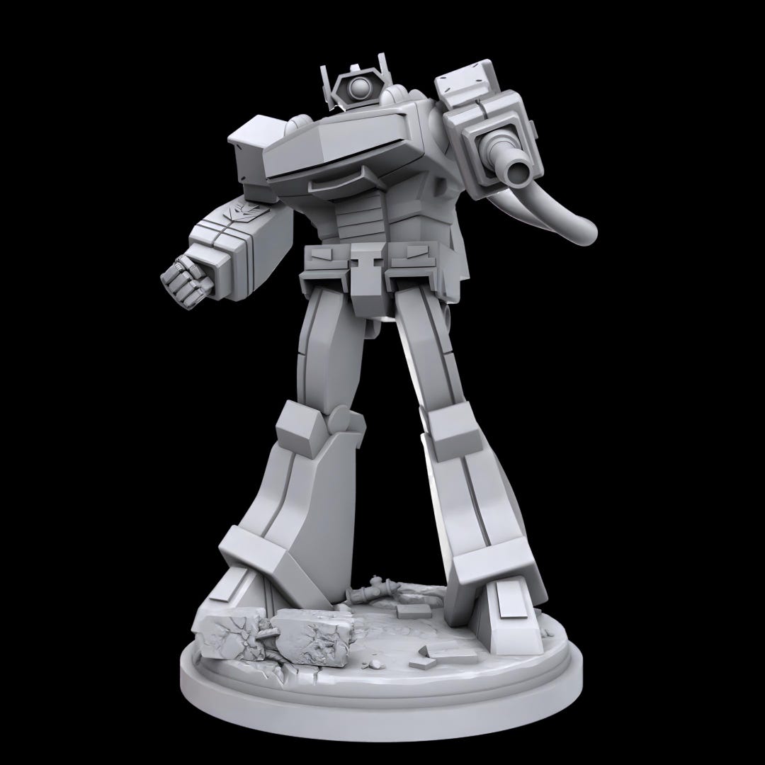 Mono Eye Menace Dynamic Battle Stance Miniature Collectible Model ...