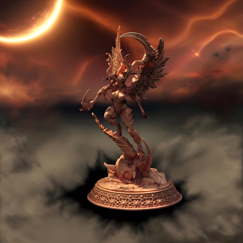 Fallen Seraphim Miniature - Etsy