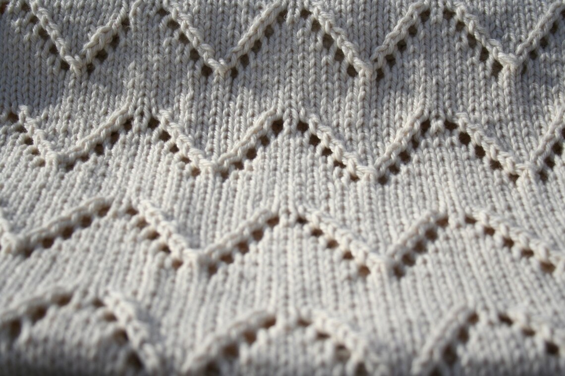 Welcome Baby Blanket - (knitting Pattern PDF Download), Easy Newborn ...