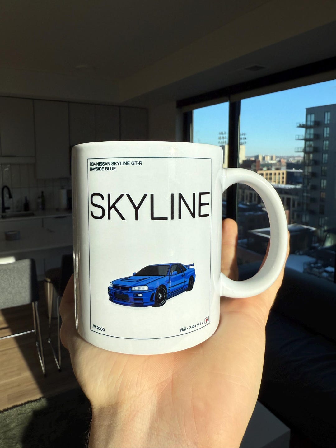 Custom Nissan Skyline R34 GT-R Mug: JDM Sports Car Coffee Cup - Etsy Canada