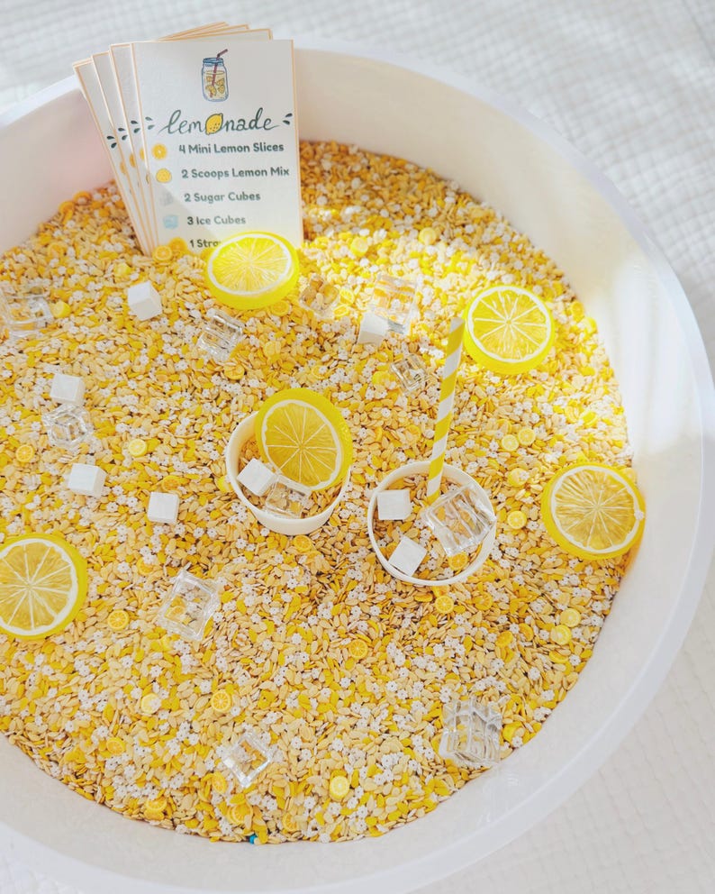 Lemonade Stand Sensory Play Kit | Sensory Bin Kit for Pretend and ...
