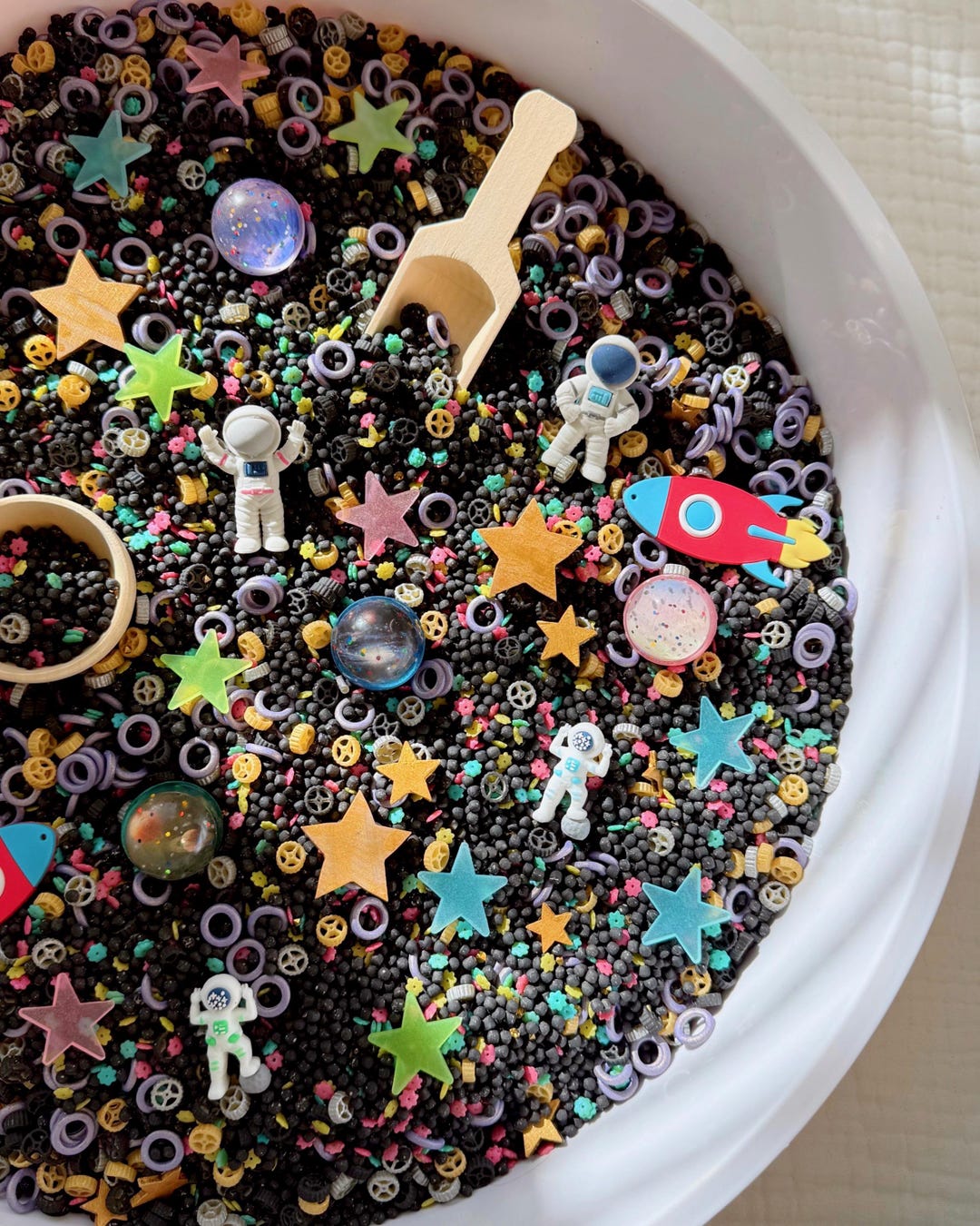 Outer Space Sensory Bin Filler – Montessori Preschool Play - Etsy