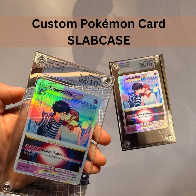 Custom Card Slab Labels - Etsy