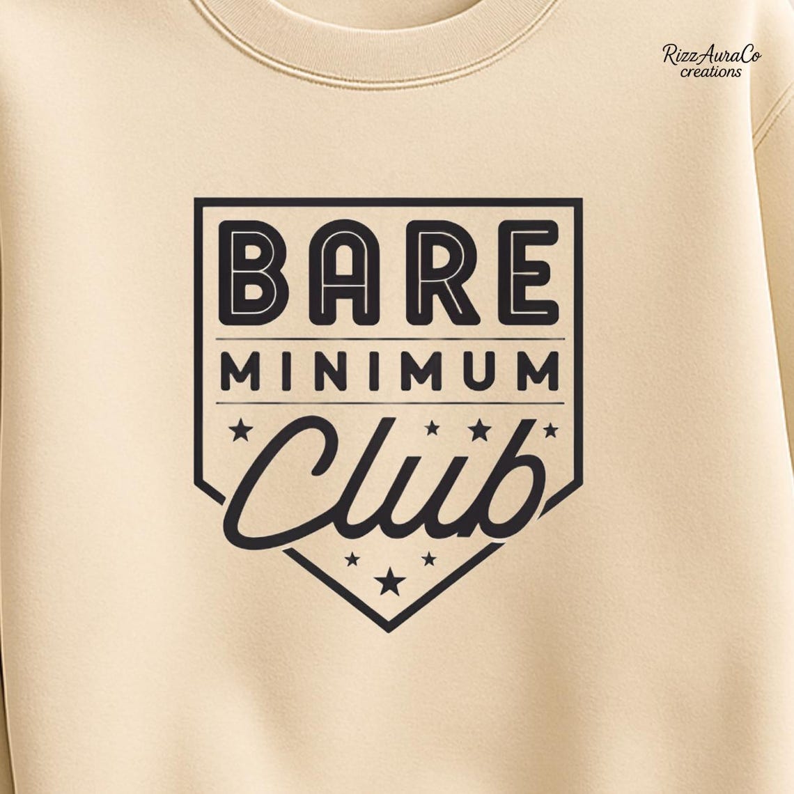 Bare Minimum Club PNG | Funny Minimalist Quote Design | Lazy Humor ...
