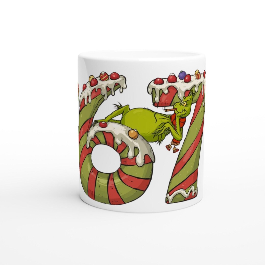 Grinch Figure With the Number 67 11oz Ceramic Mug - Etsy