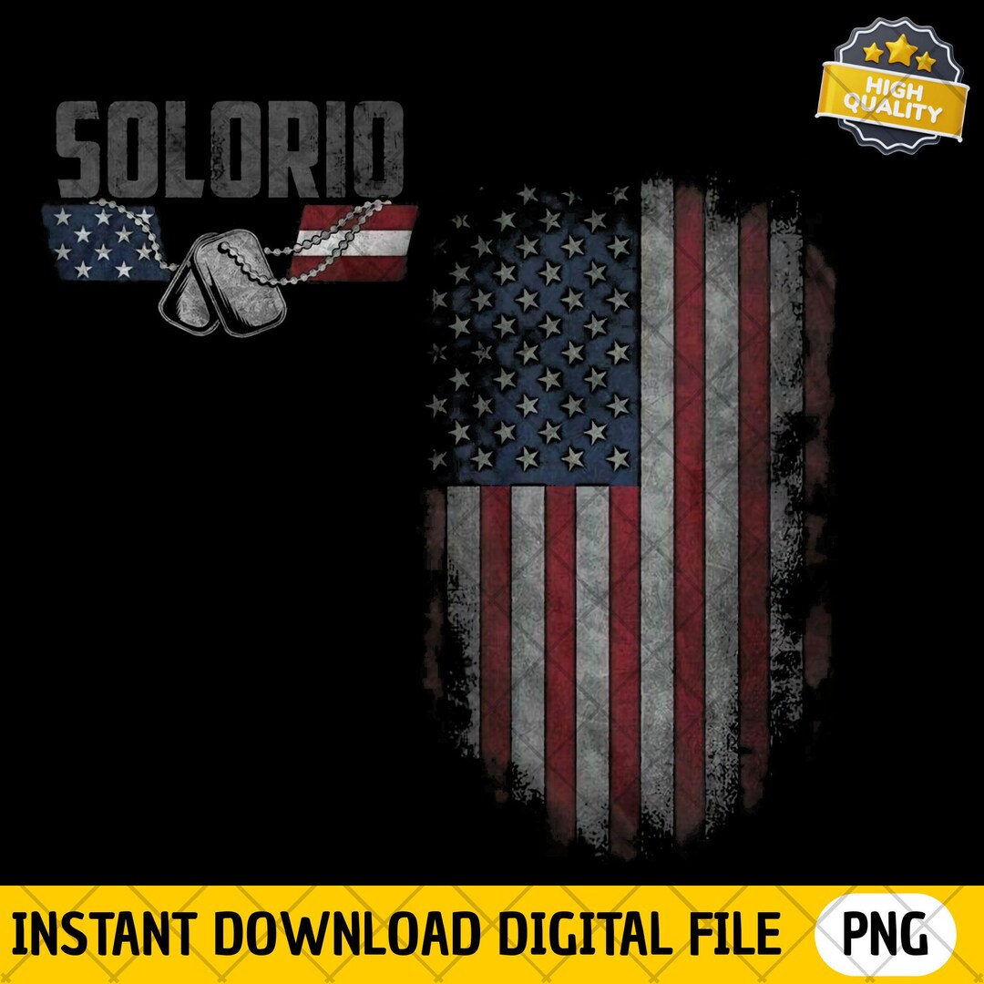 Solorio Family Honors Veterans PNG Digital Download - Etsy