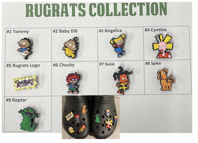 Rugrats Croc Charms, Cute Charms for Clogs - Etsy