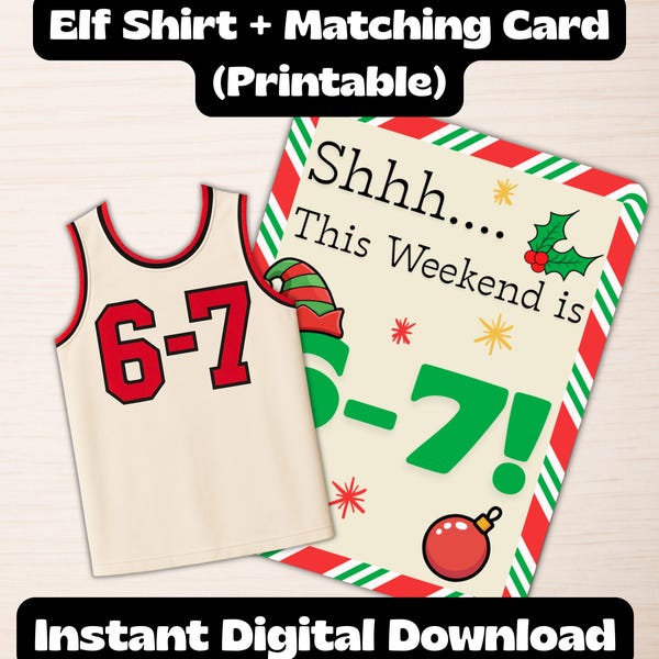 6/7 Shirt Elf on Shelf - Etsy