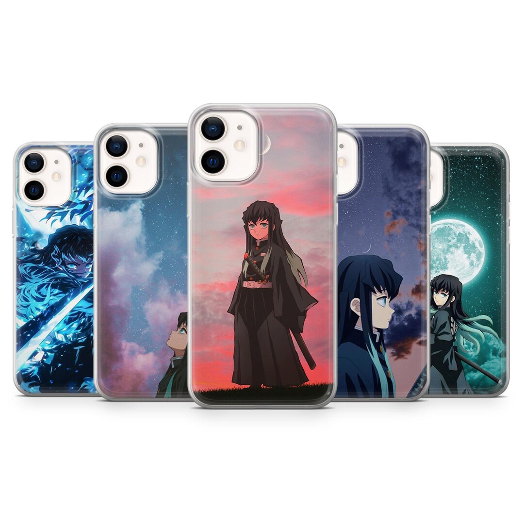 Demon Slayer Phone Case Muichiro Cosplay Cover for iPhone 17pro 17 16 ...