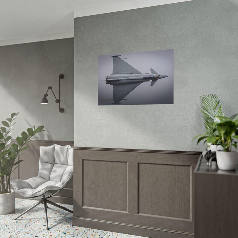 Eurofighter Typhoon F2000A Rolled Poster | Military Aviation Wall Art ...
