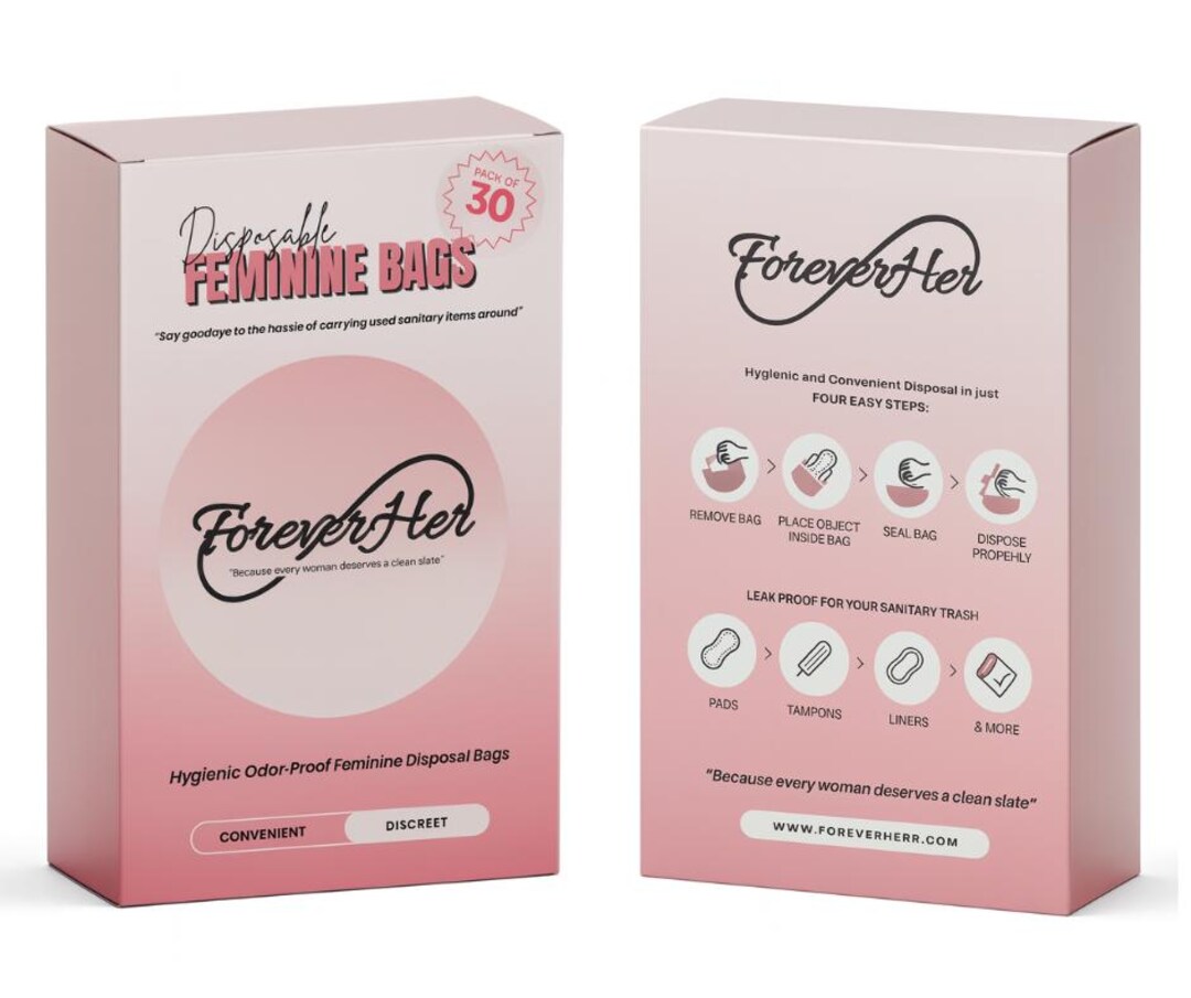 Disposable Sanitary Bags for Women – Odor Blocking | Feminine Product ...