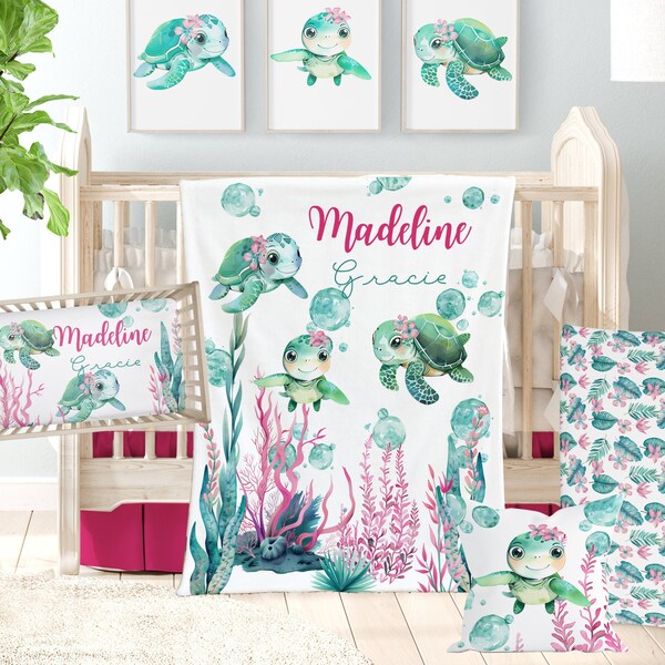 Sea Turtle Bedding - Etsy