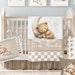 Boho Crib Bedding Set, Nursery Baby Boy Bedding, Gold Black Gray and ...