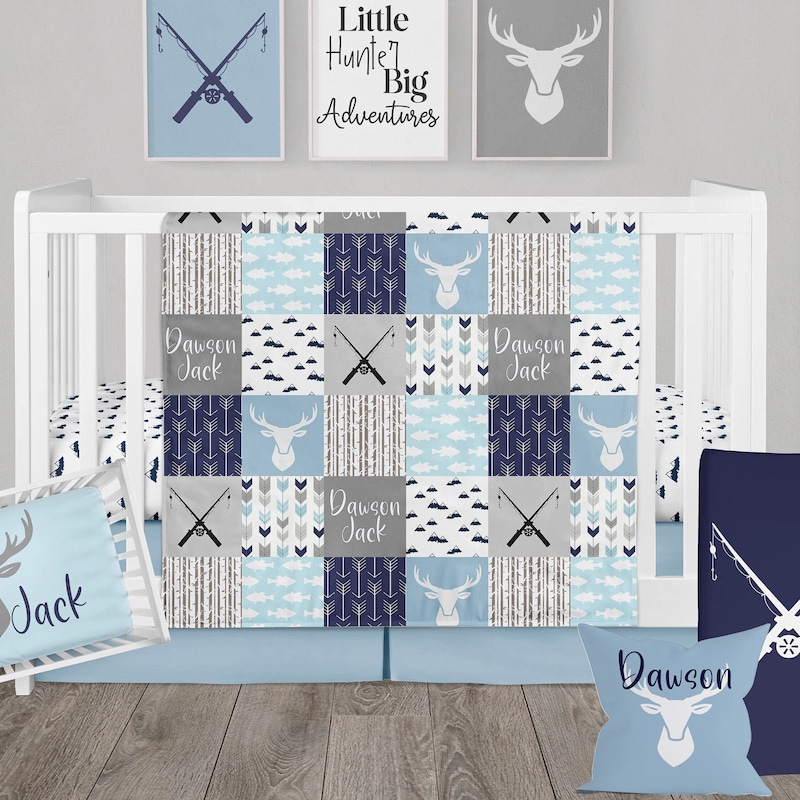 Blue Baby Bedding - Etsy