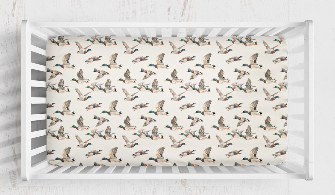 Mallard Ducks Crib Sheet and Change Pad Cover - Etsy