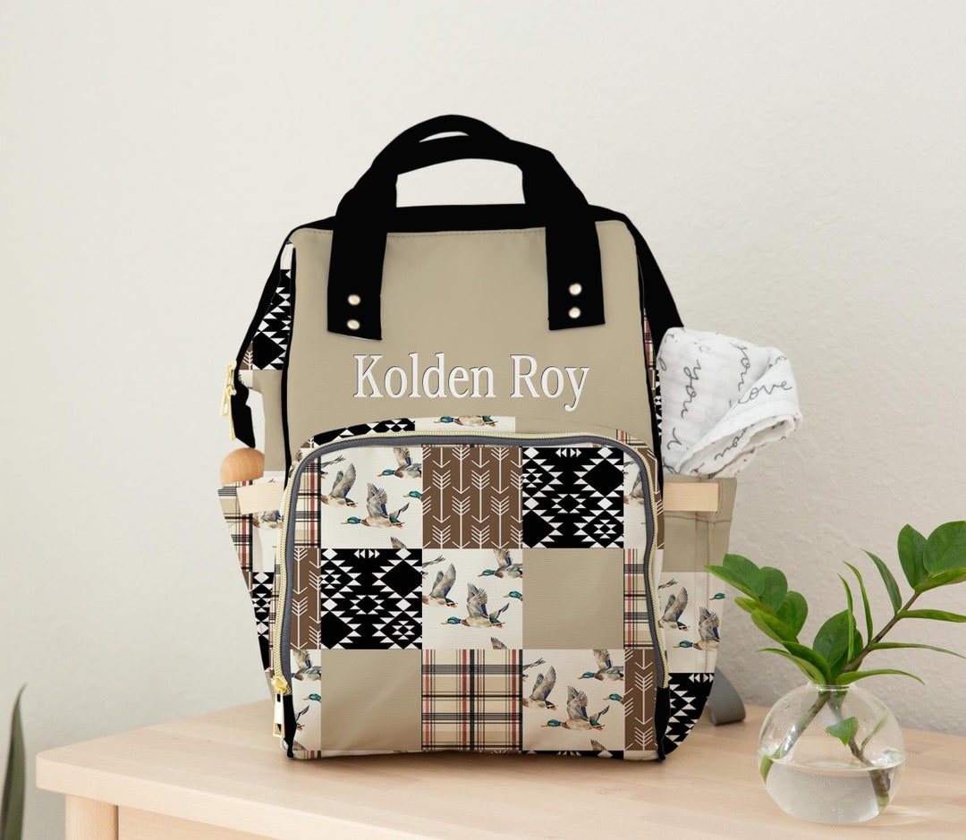 Mallard Duck Diaper Bag, Baby Personalized Mallard Duck Diaper Bag ...