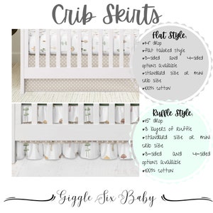 Sage Woodland Crib Bedding Pattern Options, Custom Baby Bedding, Design ...