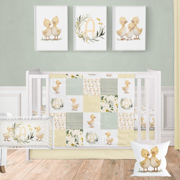 Yellow Duck Bedding - Etsy