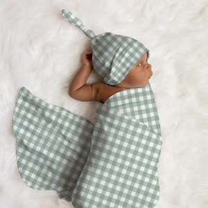 Crib Bedding Set, Neutral Vintage Bunny Rabbit - Rabbits on Bikes, Sage ...