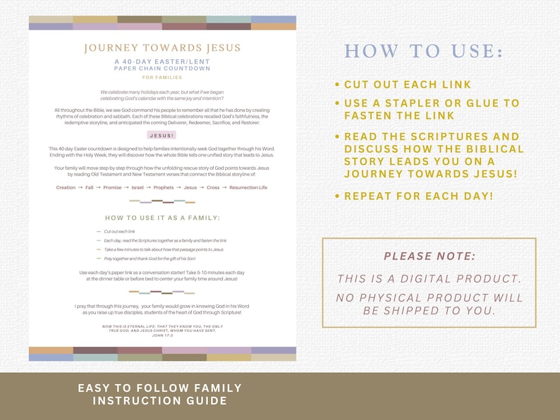 Lent Easter Countdown | Lent Activity Countdown to Easter | Easter Holy ...