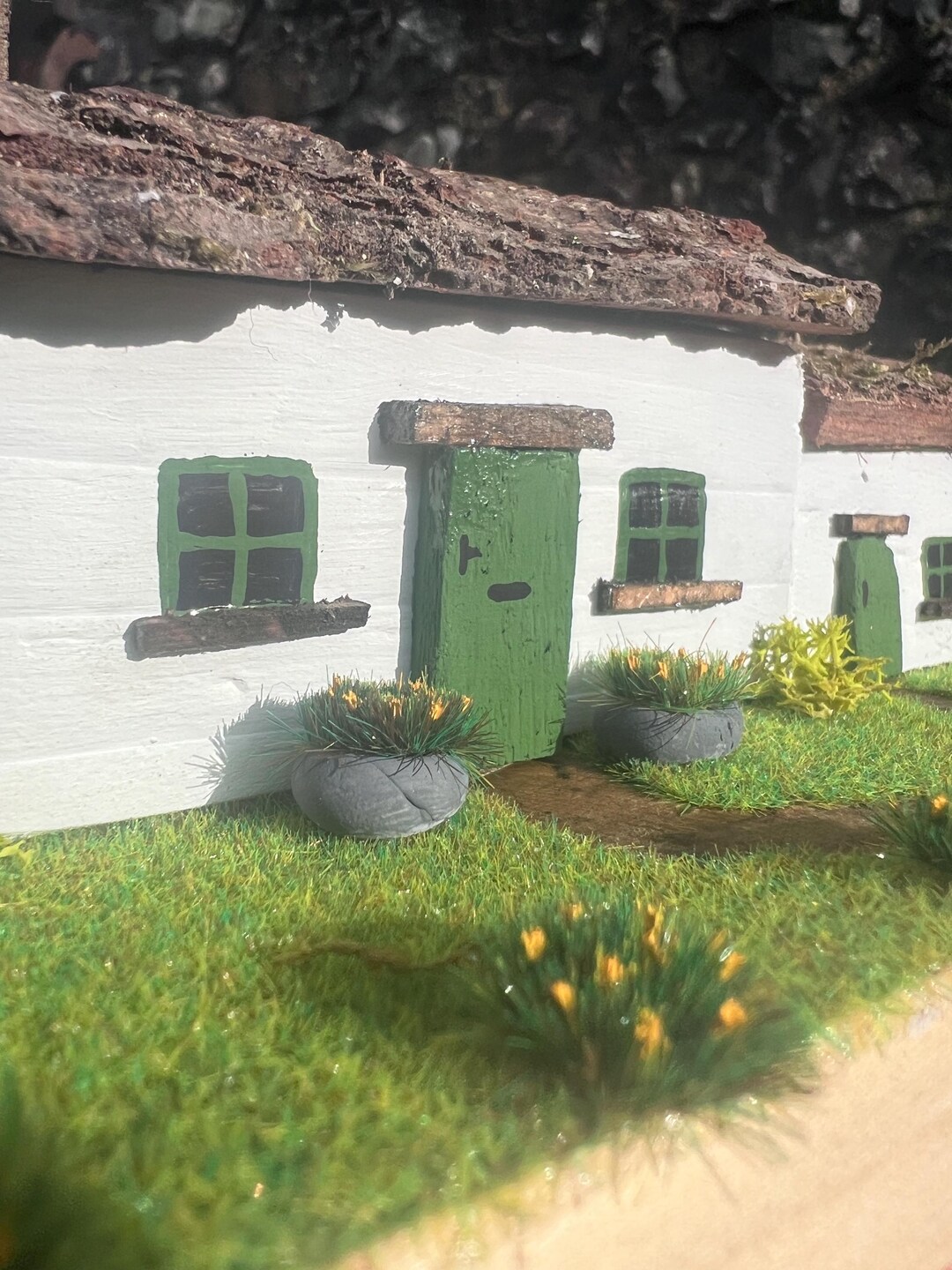 Traditional Irish Cottage Model (ireland Inspired) Wooden Spring ...