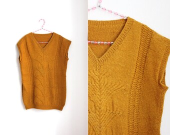Mustard Vest | Etsy