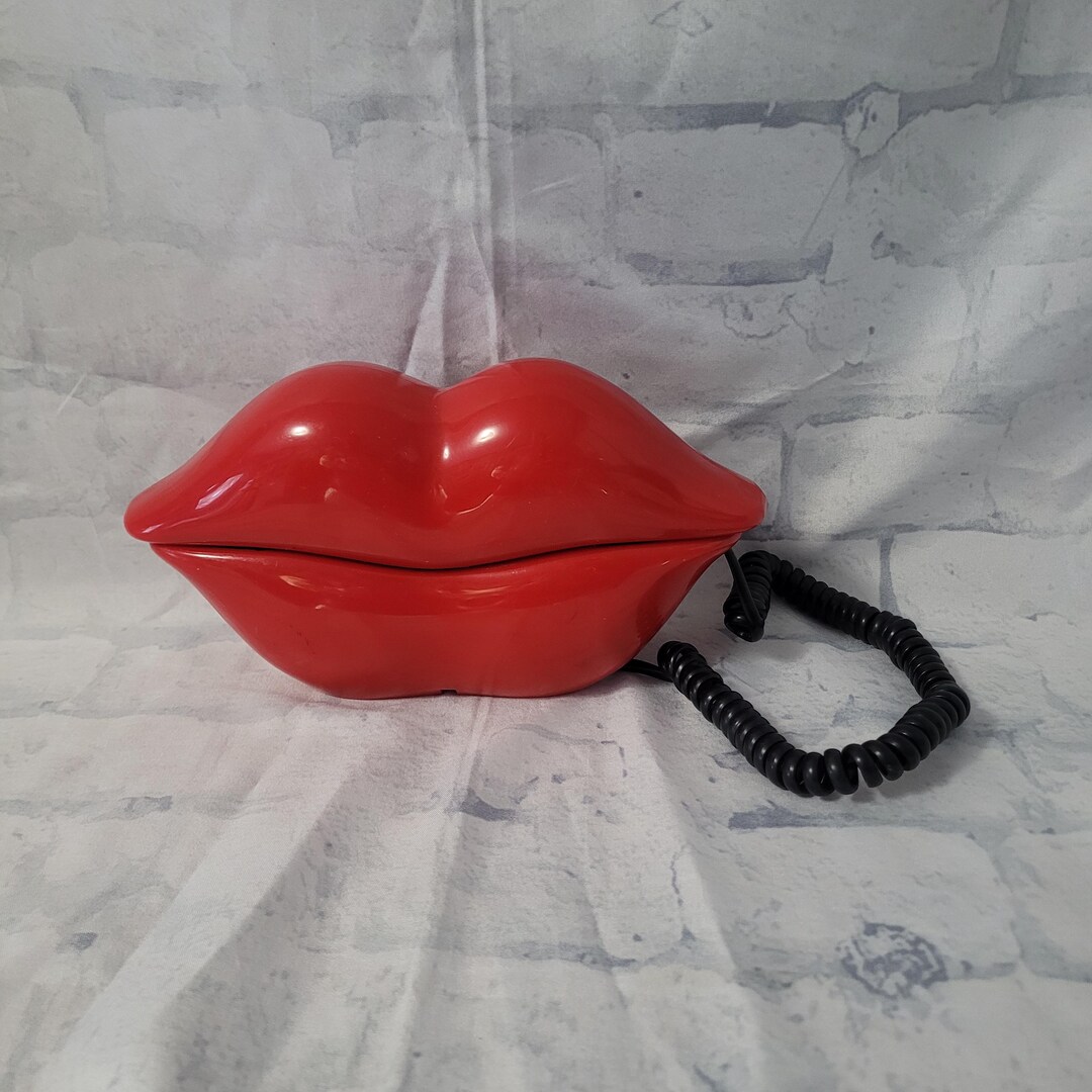 Vintage Retro Red Lips Telephone. Collectible Red Lips Telephone. - Etsy