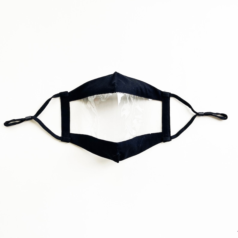 Adult Clear Transparent Window Face Mask With Adjustable Elastic ...