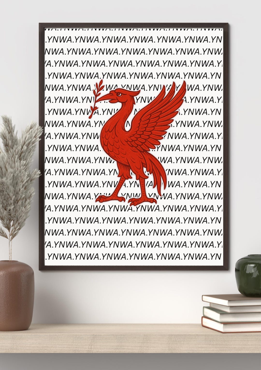 Liverpool FC Liverbird Poster: Football Art Print - Etsy