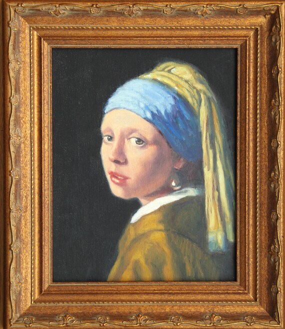 Girl With A Pearl Earring Painting By Johannes Vermeer