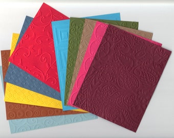 Craft Supplies & Tools Embossed Sheets South West Embossed Card Fronts ...