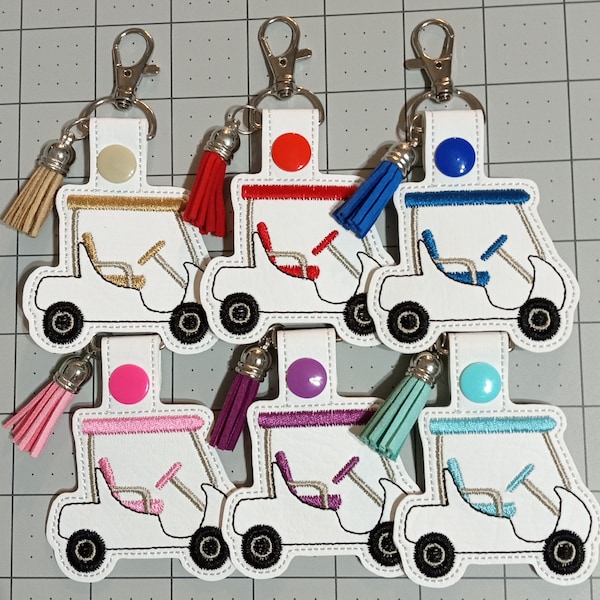 Golf Cart Key Tags - Etsy