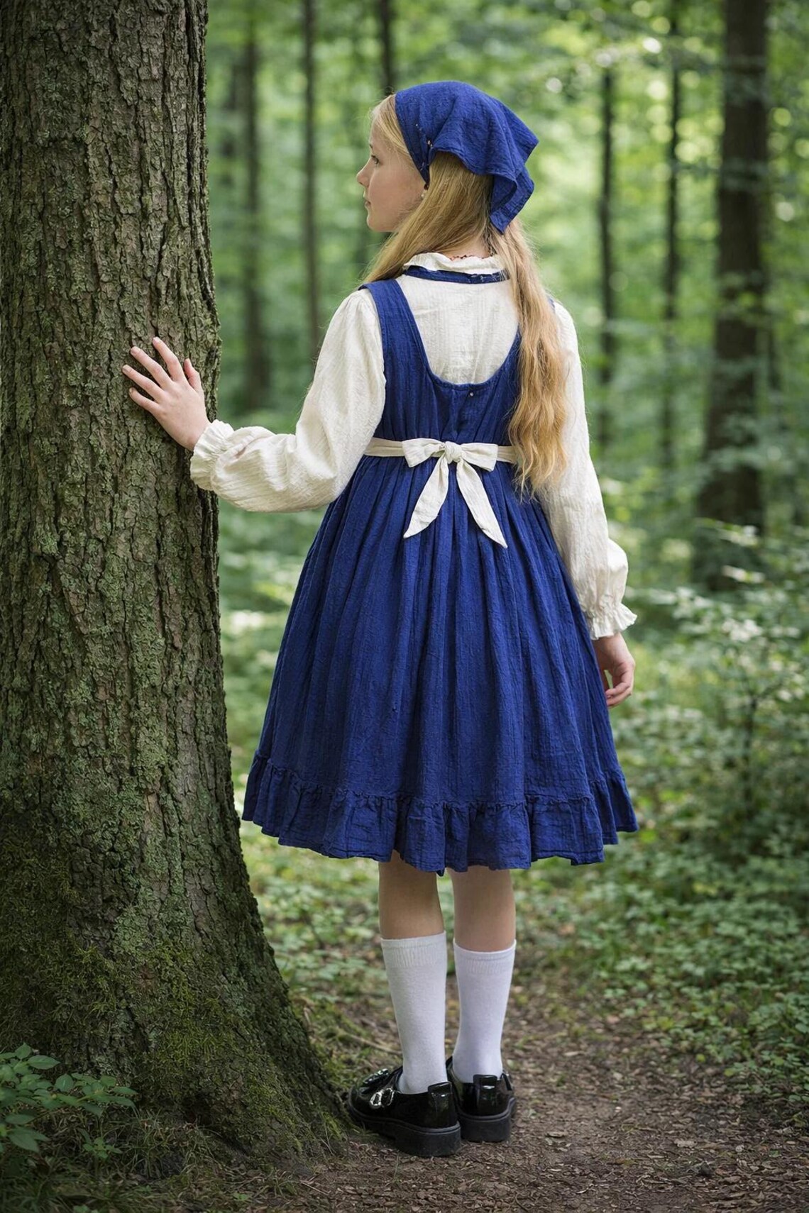 Little Match Girl Costume Farm Maid Dress | Pastoral Stage Performance ...