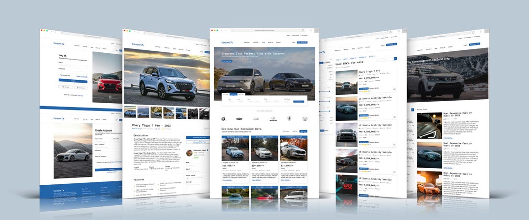 Automotive Website Figma Template | Dealership Rental Marketplace UI - Etsy